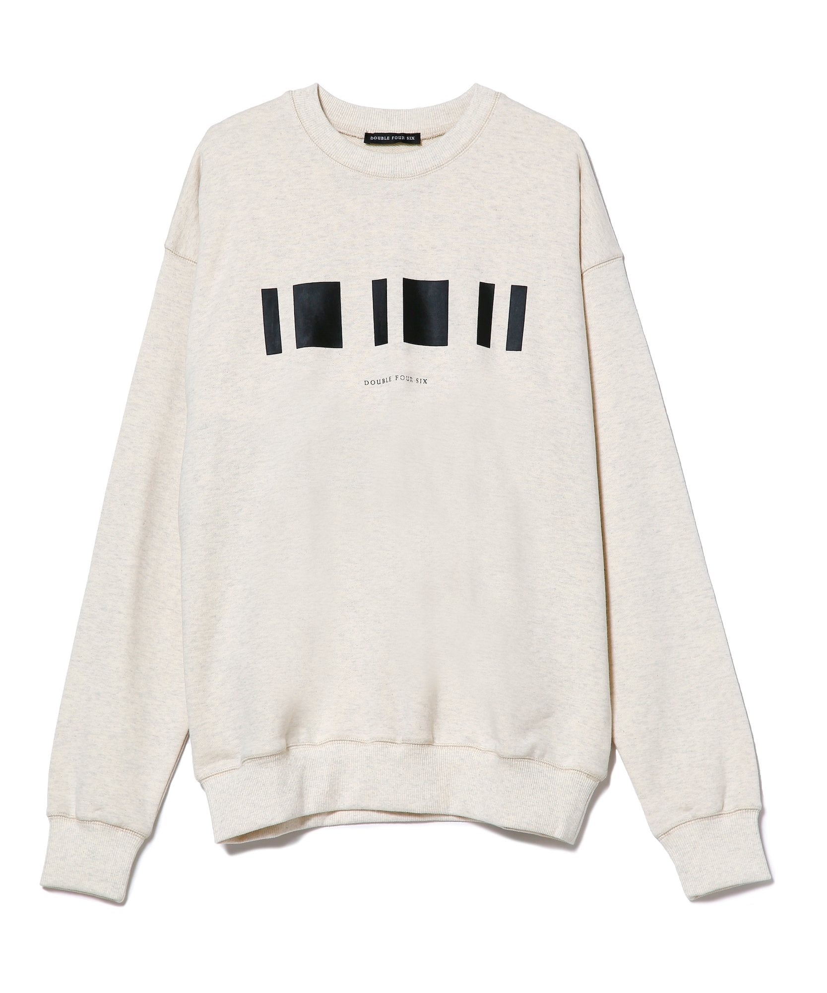 Regularity Logo Sweatshirts heather light gray – 446 - DOUBLE FOUR SIX